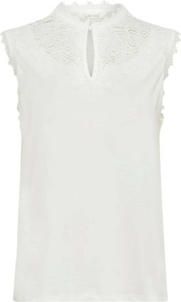 Cream Femme, Tops, Blanc, Taille: 46 FR D&eacute;bardeur