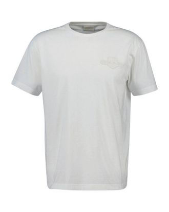 GANT T-Shirt REG TONAL SHIELD SS T-SHIRT Stickerei, Rundhals, regular fit