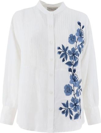 Ermanno Scervino Femme, Blouses et Chemises, Blanc, Taille: 40 FR Chemise