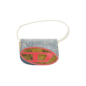 Diesel Sac port&eacute; &eacute;paule en denim - jeans bleu