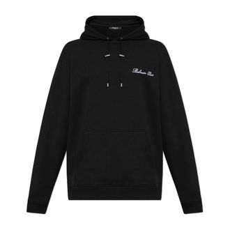 Balmain Homme, Sweatshirts et sweats &agrave; capuche, Noir, Taille: 2XL Signature Sweat &agrave; capuche