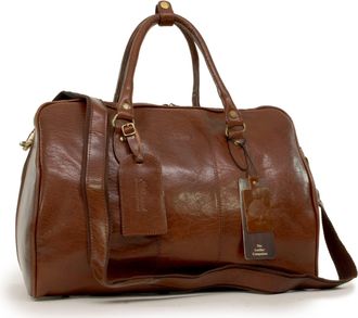 Ashwood Leather Leder - Reisetasche/Freizeittasche/Sporttaschevon/Wochenendtache Harry - Kastanie Braun