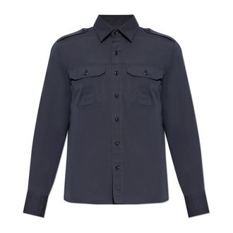 Tom Ford Homme, Chemises, Bleu, Taille: L Chemise &agrave; Poches