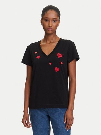 Karl Lagerfeld T-Shirt A3W17017 Schwarz Regular Fit