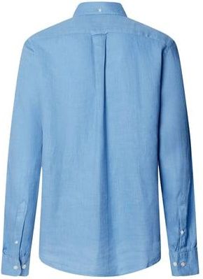 Fa&ccedil;onnable Chemise &agrave; logo brod&eacute; en lin