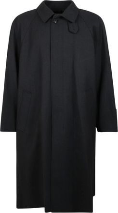 Dunst Manteau Mac en Laine Ligne H - Homme - Manteaux - Gris - Taille: M