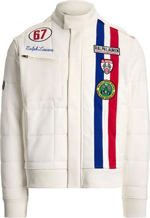 Polo Ralph Lauren veste bomber &agrave; design matelass&eacute; - Blanc