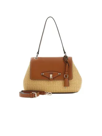 Guess Womens Shoulder Bag Natural-Caramel Polypropylene - Shoulder-Bags Natural/caramel