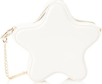 Felipa Womens Damen Star Schulranzen Umhängetasche, Weiss