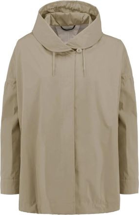 Bomboogie Femme, Manteaux, Beige, Taille: 40 FR Parka en tissu r&eacute;sistant &agrave; leau
