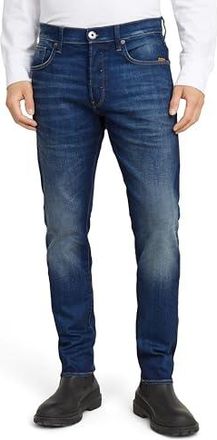 G-Star RAW Homme 3301 Slim Fit Tapered Jeans, Bleu (Worker Blue Faded A088-a888), 35W / 34L EU
