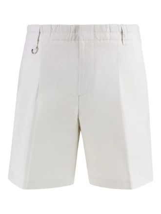 Paolo Pecora bermuda en lin mélangé - Blanc