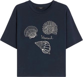 Max Mara Femme, Tops, Bleu, Taille: 38 FR Sabato T-shirt