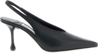 Jimmy Choo London Femme, Chaussures, Noir, Taille: 37 EU Isa 80 Slingback