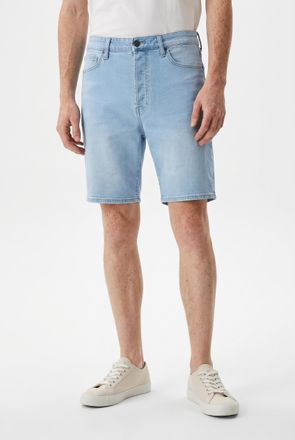 Only & Sons Shorts ONLY & SONS ONSFADE STRETCH SHORTS BOX CRO DNM OTL, Herren, Gr. XXL, N-Gr, light blau denim, Web, Obermaterial: 99% Baumwolle, 1% Elasthan, uni