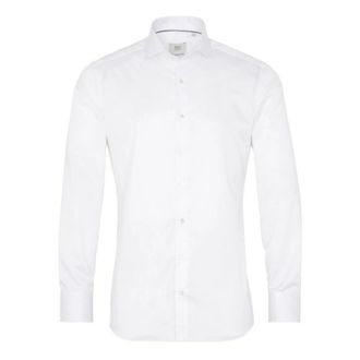 Eterna Langarmhemd mit Knopfleiste und klassischem Kragen - - Shirts - Herren - Wei&szlig; - L