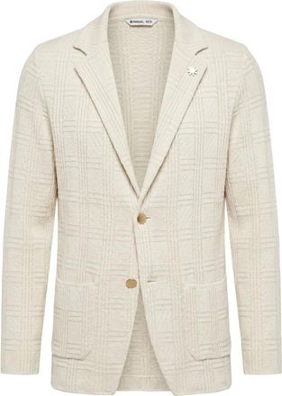 Manuel Ritz Homme, Vestes, Beige, Taille: XL Giacca Maglia