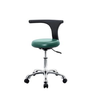 Generic Sattelhocker mit R&auml;dern, drehbarer, Verstellbarer Rollhocker, B&uuml;rostuhl mit R&uuml;ckenlehne, geeignet for Massage, Sch&ouml;nheitssalons und Heimb&uuml;ros(Color-3)