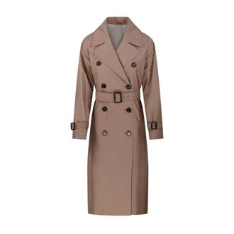 Max Mara Femme, Manteaux, Brun, Taille: 38 FR Fiorito Trench Coat