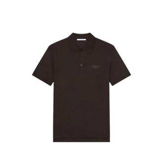 Givenchy Polo In Cotton With Givenchy Paris Gros Grain