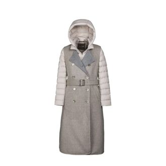 Moorer Femme, Manteaux, Beige, Taille: 40 FR Veste Harna-Dga