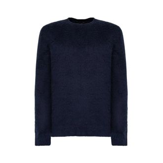 Roberto Collina Weicher Baumwoll-Rundhalspullover - - Knitwear - Herren - Blau - L