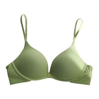 Generic Sans anneau collect&eacute; sous-v&ecirc;tements sexy pour femmes soutien-gorge dos nu pour femmes soutien-gorge mince pour femmes pour dormir, vert, B