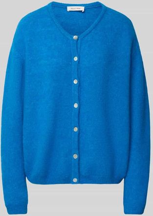 American Vintage Relaxed Fit Strickjacke aus Woll-Mix mit Leinen-Anteil