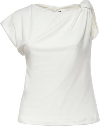 Pinko Pinko, Femme, Tops, Blanc, Taille: 40 FR T-shirt avec