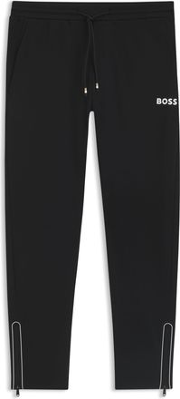 BOSS Herren Hicon TOC Active Jogginghose aus Stretch-Gabardine mit Thermoregulierung Schwarz001 XL