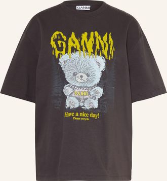 Ganni T-Shirt grau
