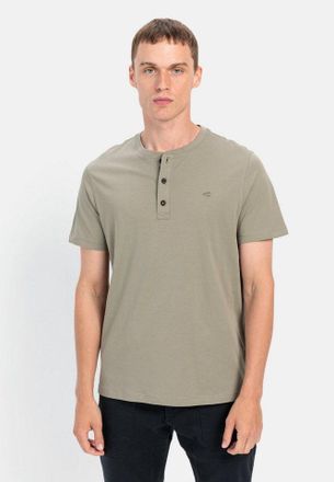 Camel Active Henleyshirt Kurzarm Henley
