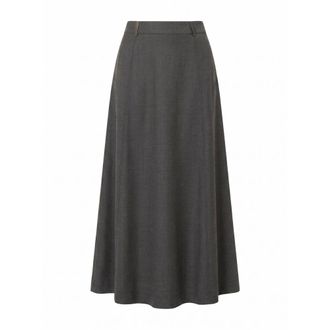 PESERICO Femme, Jupes, Gris, Taille: 38 FR Midi Skirts