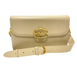Celine Pre-owned Cuir sacs-celine - Femme - Pre-owned - Beige - Taille: ONE Size