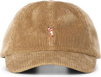 Polo Ralph Lauren Caps & M&uuml;tzen - Cap aus Cord - Gr. ONE SIZE - in Braun - f&uuml;r Damen