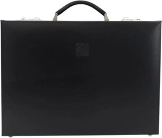 Loewe unisex, Pre-owned, Noir, Taille: ONE Size Sac &agrave; main en cuir Pre-owned