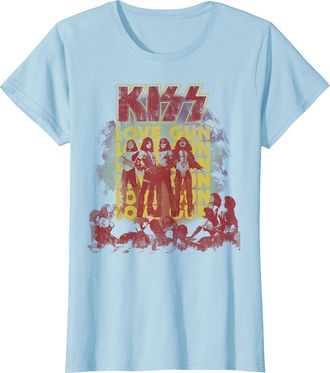 Kiss Love Gun Repeat (rot) T-Shirt