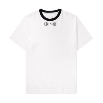 Givenchy 4G Baumwoll-T-Shirt - - Tops - Herren - Wei&szlig; - S