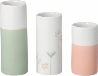 R&auml;der Minivasen 3er Set Fr&uuml;hlingsfarben