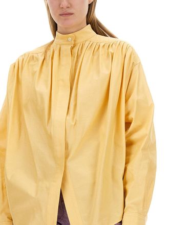 Etro Cotton Poplin Shirt - Yellow