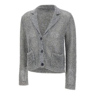 KANGRA Femme, Pulls, Bleu, Taille: 36 FR Gilet Court