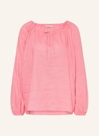 Lilienfels Lilienfels Blusenshirt Mit Leinen pink