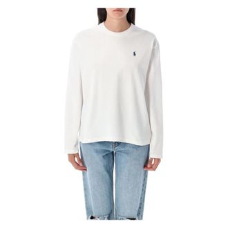 Polo Ralph Lauren Langarm T-Shirt - - Tops - Damen - Wei&szlig; - L
