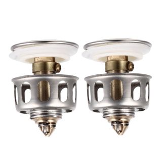 OSALADI Edelstahl Ablaufventil Pop up Ablauffilter Rostfrei Bruchsicher F&uuml;r K&uuml;chen Und Waschbeckenabfluss Mit Einfachem Einbau