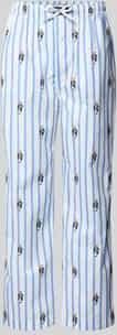 Ralph Lauren Comfort Fit Pyjama-Hose mit Polo-Bear-Muster Modell PJ PANT-SLEEP-BOTTOM