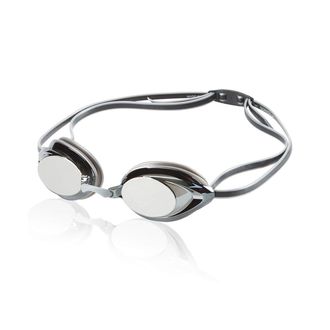 Speedo Vanquisher 2.0 Mirrored Swim-Swimming Racing Goggles-Silver Anti-Fog New