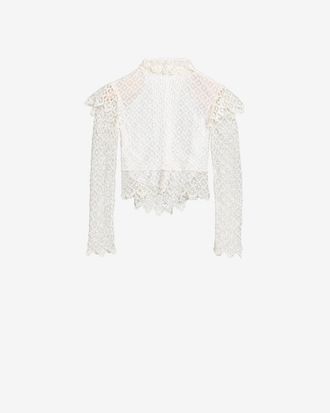 Isabel Marant Top Ludivine - Femme - &Eacute;cru - Taille34 - Isabel Marant