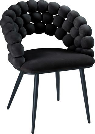 Novel Armlehnstuhl, Schwarz, Metall, Textil, Rundrohr, 58x80x62 cm, Stoffauswahl, Esszimmer, St&uuml;hle, Esszimmerst&uuml;hle, Armlehnenst&uuml;hle