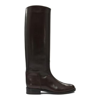 Maretto Kniehohe Lederstiefel - - Shoes - Damen - Braun - 39 EU