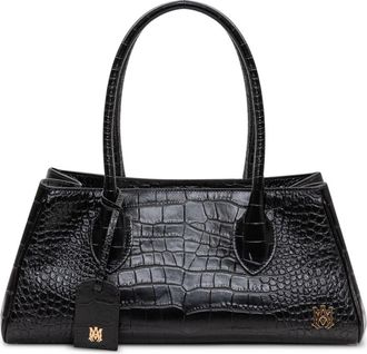 Amiri Femme, Sacs, Noir, Taille: ONE Size 40 Croc-effect Shoulder Bag